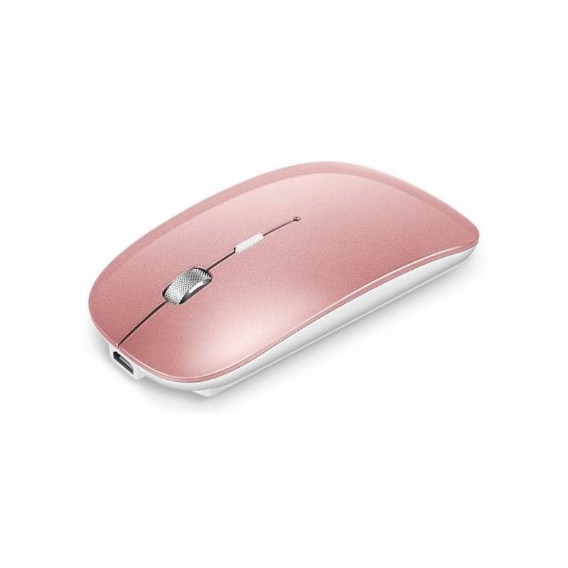 Mouse bluetooth fără fir - roz-auriu - Appleking.ro