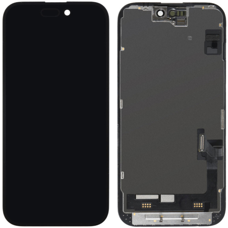 Premium OLED afișaj cu sticlă tactilă și cadru pentru Apple iPhone 15 ...